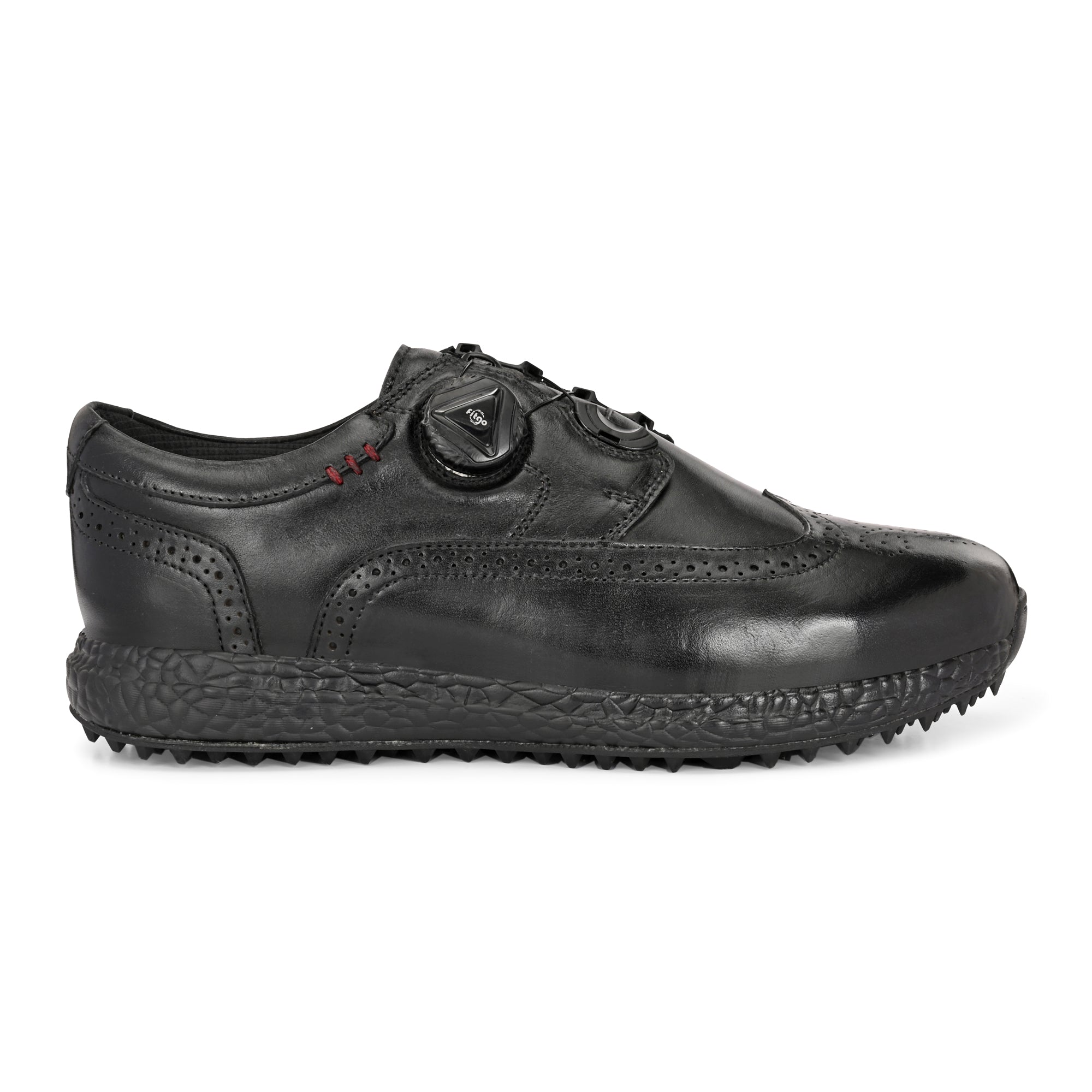Brogue Spikeless Easy Go Black - Ess Kicks – ESS | Engineered For Every ...