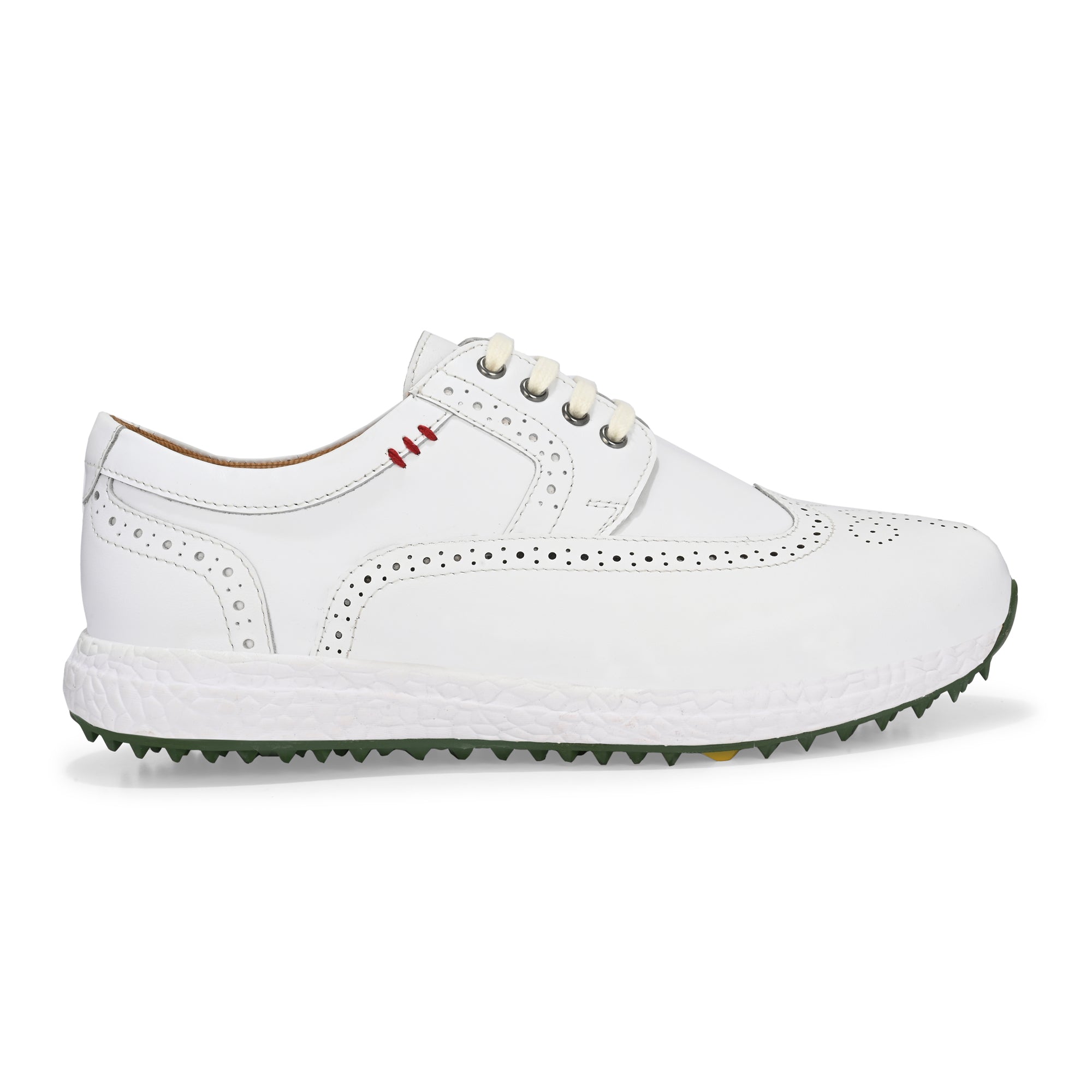 Brogue Spikeless White – ESS | Engineered For Every Game